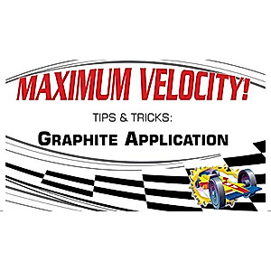 Maximum Velocity Premium Pinewood Car Graphite Powder | Easy Application tip for Derby Car Wheels & Axles | Graphite Lubricant for Pine Derby Car Kits