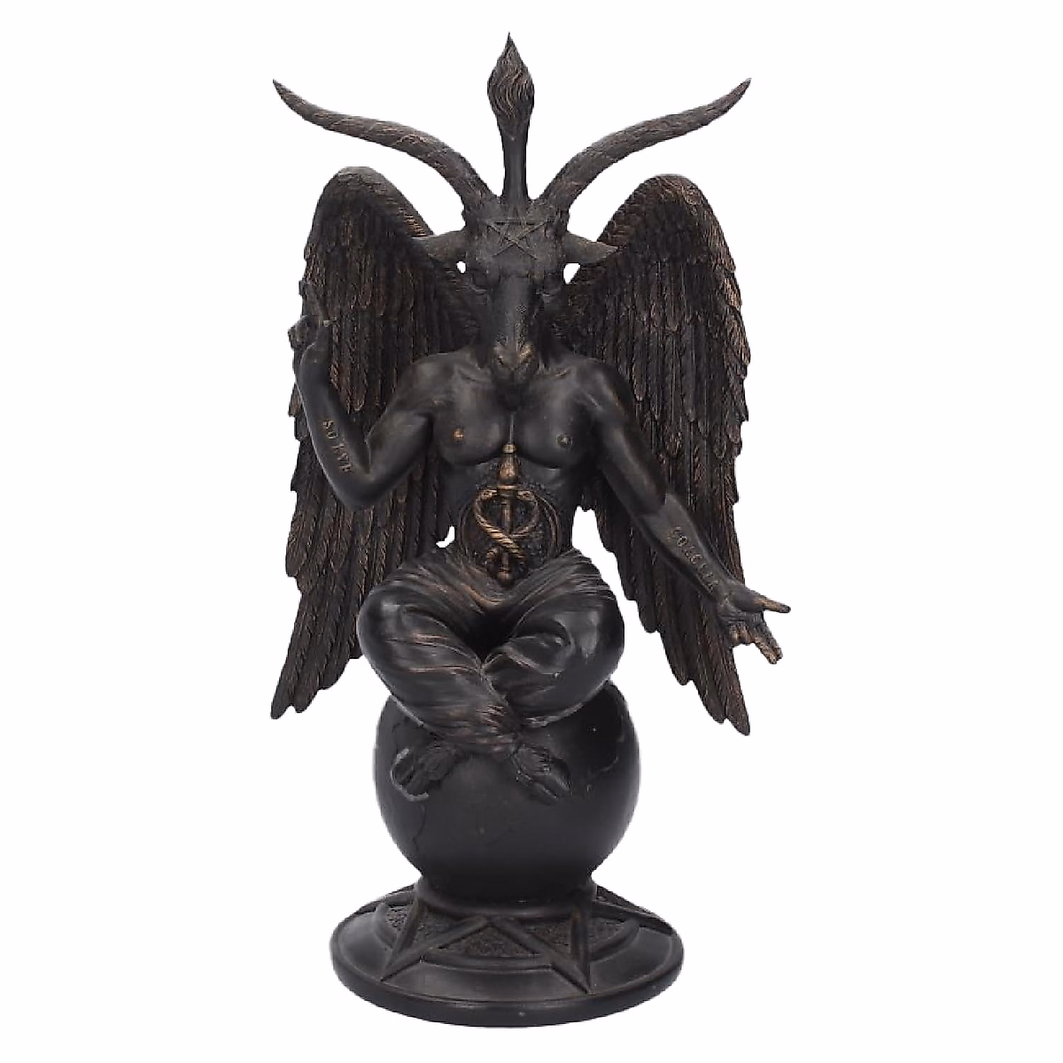 Nemesis Now Baphomet Occult Figurine, 25cm, Hand-Painted, Gothic Mystical Ornament, Giftable Merchandise and Collectible Decor