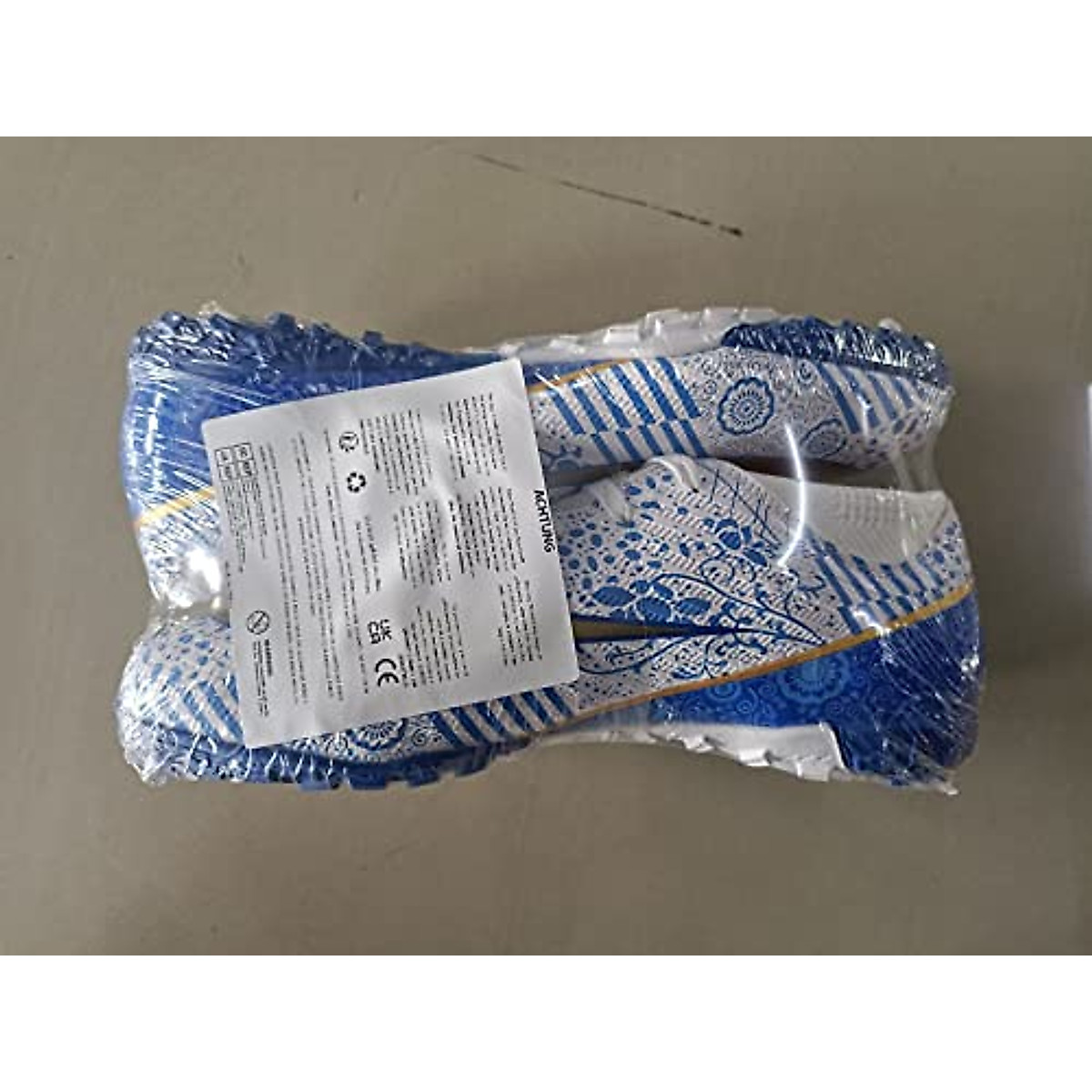 WINGFAI Men's Soccer Shoes Cleats Professional High-Top Breathable Athletic Football Shoes Outdoor/Indoor Professional Futsal Football Training Sneakers White-Blue 4 US