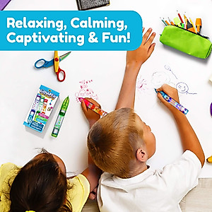 YoYa Toys Liquipen - Liquid Motion Bubbler Pens Sensory Toy (3 Pack) - Writes Like a Regular Pen - Colorful Liquid Timer Pens Great for Stress and Anxiety Relief - Cool Fidget Toys for Kids and Adults