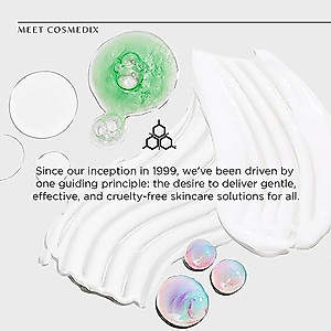 COSMEDIX Hydrating Face Wash for Women & Men, Benefit Clean Gentle Cleanser Gel - Moisturizing Face Cleanser & Pore Minimizer For All Skin Types - Facial Cleanser Makeup Remover for Glowing Skin