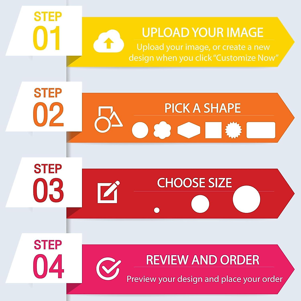 Fairwinds Designs Large Custom Vinyl Decals - Full Color Custom Sticker Printing | Personalized Stickers for Business Logo - Ideal for Windows, Doors, Walls, Vehicles, Cars, Trucks