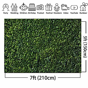 Spring Nature Green Leaves Photography Backdrops Newborn Baby Shower Backdrop Wedding Birthday Party Decoration Photo Studio Props Supplies 7x5ft Polyester
