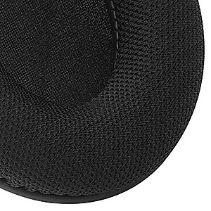 Geekria Comfort Mesh Fabric Replacement Ear Pads for Turtle Beach Ear Force XP500, XP400, XP300, XO Four, XO Three, XO ONE Gaming Headphones Ear Cushions, Ear Cups Cover Repair Parts (Black)