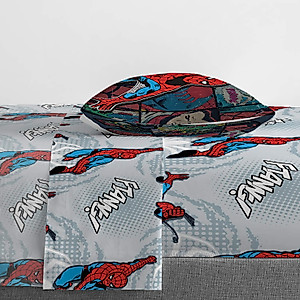 Marvel Spiderman 'Jump Kick' 3 Piece Twin Sheet Set