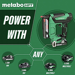 Metabo HPT 18V Cordless Pin Nailer, Tool Only - No Battery, 5/8-Inch up to 1-3/8-Inch Pin Nails, 23-Gauge, Holds 120 Nails, Lifetime Tool Warranty (NP18DSALQ4)