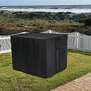 Fenghome Deck Box Cover for Keter City 30 Gallon Resin Deck Box, Waterproof Patio Storage Box Cover Outdoor Cushion Storage Box Cover -23 x 18 x 22 Inch