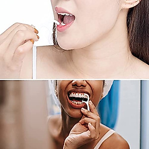 4 Pack Portable Floss Dispenser,Dental Floss Portable Case with 48Pcs Dental Floss, Upgrade Automatic Floss Organizer for Family Hotel Travel