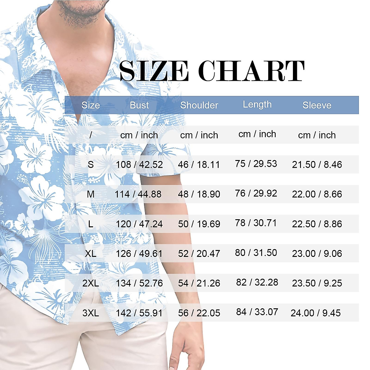 Men's Novelty Hawaiian Floral Shirt Summer Casual Button Down Tropical Holiday Beach Shirts Blue