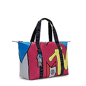 Kipling Art Medium MTV Tote Bag Oversized Mtv