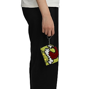Bioworld Grinch 3D Face Zip Around Women's Wallet