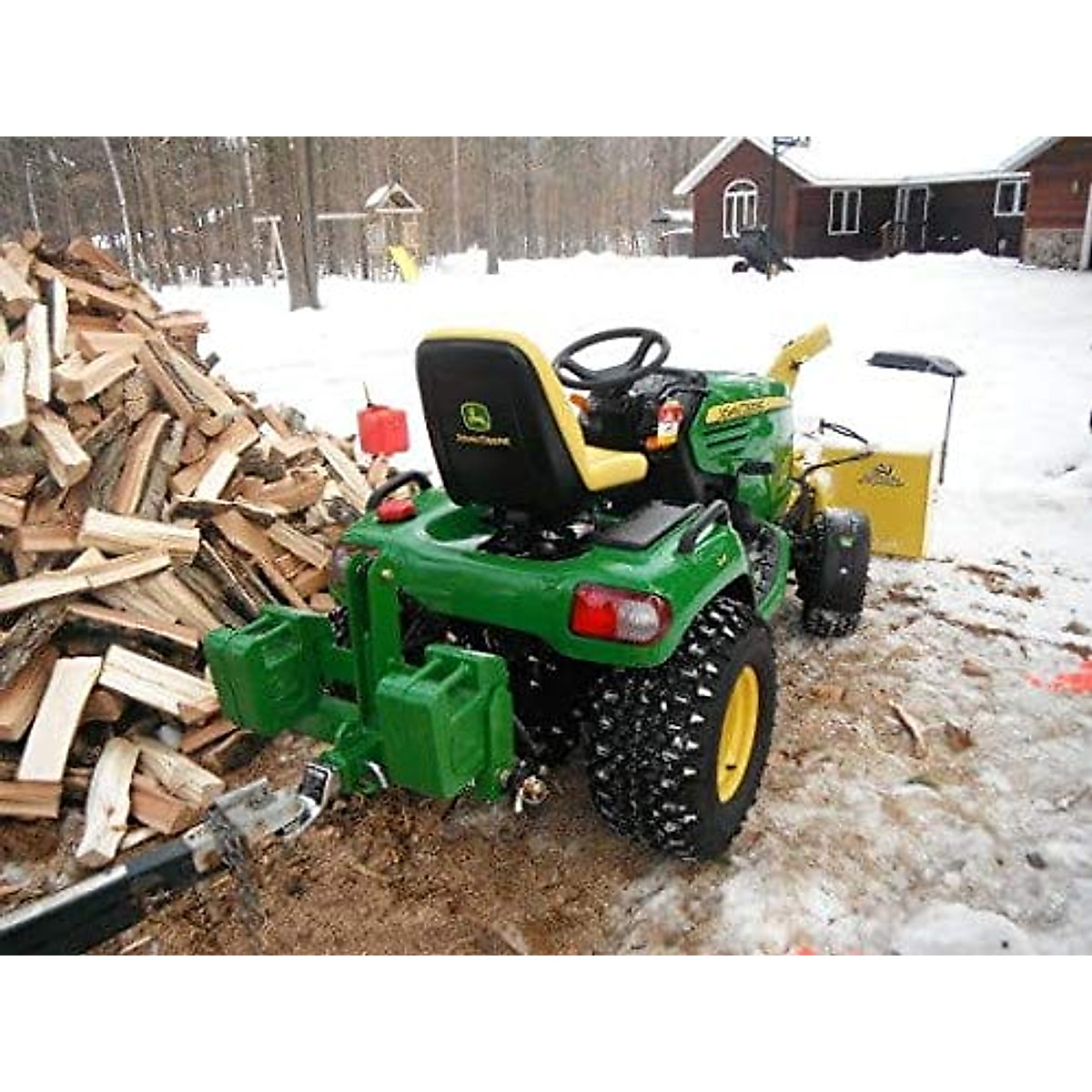 Heavy Hitch 47" Snow Blower Cutting Edge | Wear Bar Fits John Deere Sub-Compact Tractor Snow Blowers | Made in USA