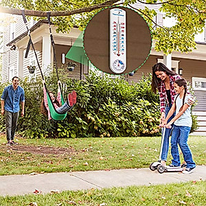 Outdoor/Indoor Thermometer Hygrometer Humidity Meter Thermometers Temperature Humidity Gauge Meter with Fahrenheit/Celsius ℉/℃ for Patio Field Cellar Garden Humidors Greenhouse Closet by AikTryee