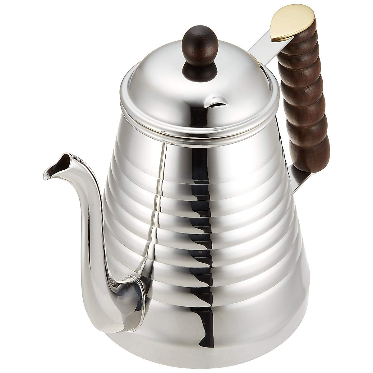Kalita Wave 1L Stainless Steel Drip Kettle, Pot, Silver