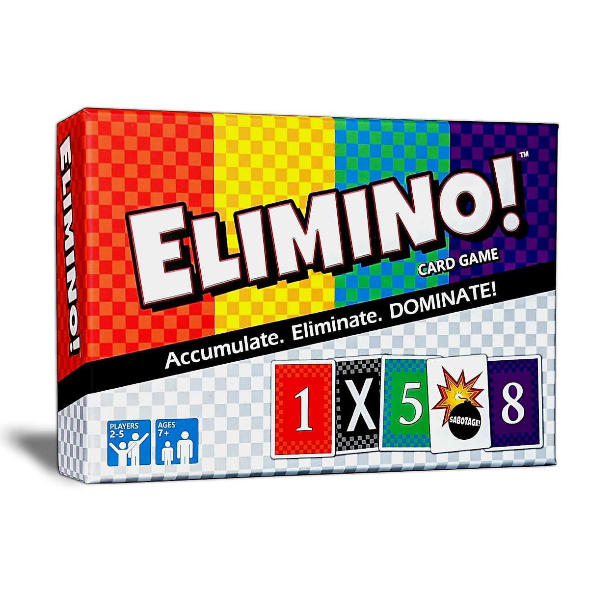 Elimino! Card Game - Designed by 11 & 13 Year Old Sisters! A Modern Update on The Classic Card Game Garbage (or Trash) | Great Gift Idea for Kids, Teens, Adults, Friends & Family Fun (Ages 7+)