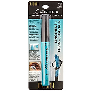 Milani Lash Trifecta Mascara, Black, 0.28 Ounce