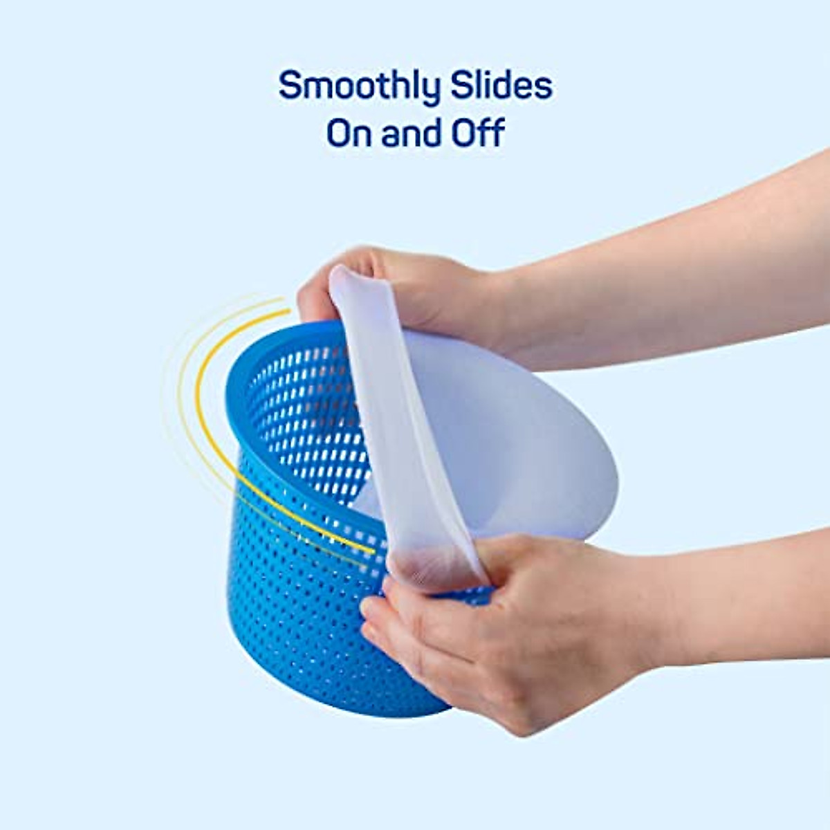 Pool Skimmer Socks [20 Pack] Pool Socks for Skimmer Baskets, Quality Net/Mesh Protects Swimming Pool Filter Systems from debris/leaves. Pool Socks Skimmer for In-Ground and Above-Ground Pools.