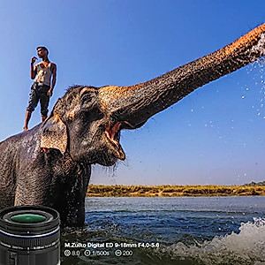 OLYMPUS OM SYSTEM M ED 9-18mm f/4.0-5.6 micro Four Thirds Lens for Olympus and Panasonic Micro Four Third Interchangeable Lens Digital Camera - International Version (No Warranty)