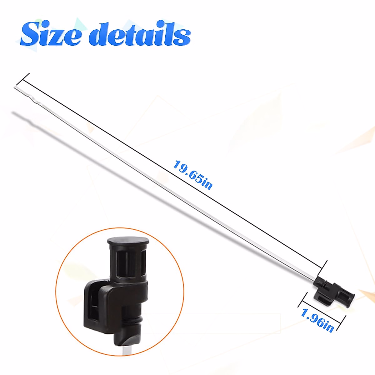 BESULEN CVT Transmission Dipstick, Car Engine Oil Level Indicator Dip Gauge, OEM 31086-JA00A Replacement Dipstick, Auto Transmission Fluid Oil Level Measuring Tool, Car Essentials Accessories