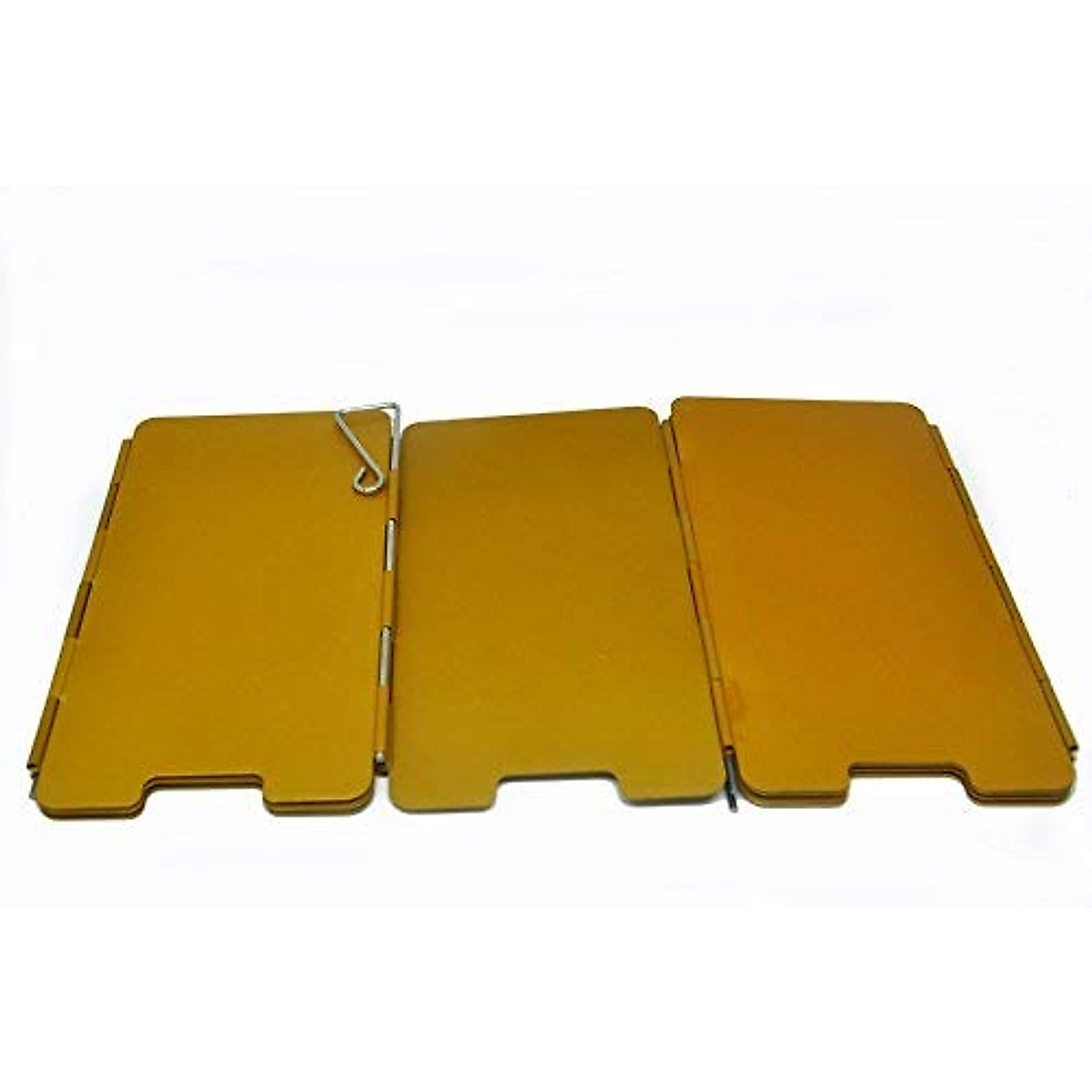 None-branded Folding Camping Picnic Cooker Stove Wind Screen Windshield (Gold)