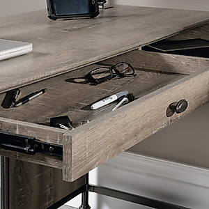 Sauder Canal Street L-Desk, in Northern Oak finish