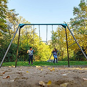 Lifetime Metal Swing Set, Earthtone