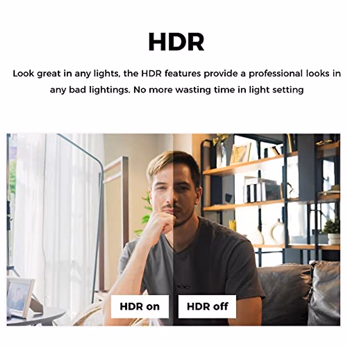 OBSBOT Meet Webcam 1080P Ultra HD AI-Powered Webcam 1080P Video Conference Camera with AI Auto Framing Auto-Focus HDR & 2X Digital Zoom