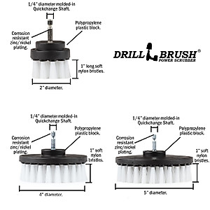 Car Accessories - Drill Brush Attachment - Car Wash - Wheel Brush - Car Mats - Detail Brush - Carpet Cleaner - Upholstery Cleaner - Boat Accessories - Glass Cleaner - Kayak Hull Cleaner - Fiberglass