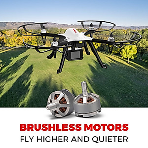 Force1 F100GP Drone with Camera for Adults or Teens- GoPro Compatible RC Drone with 1080p HD Video Camera Long Range Brushless Quadcopter with Remote Control, 2 Drone Batteries, 3 Drone Shells