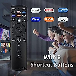 OEM Universal SmartCast Remote Control for Vizio LED Smart TV 2021 Compatible with M Series V Series and OLED Series (XRT260) (Renewed)