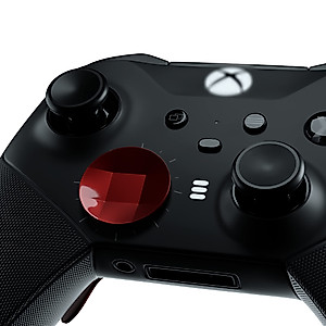 Metal D-Pads and Paddles for Xbox Elite Controller Series 1 & Series 2, Stainless Steel Elite Controller Replacement Parts, Elite Series 2 Controller Accessories (Red)