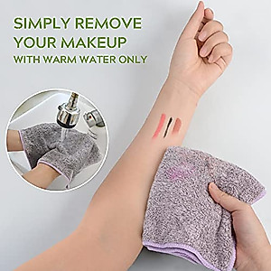 SINLAND Microfiber Face Towels Ultra Soft Facial Washcloths Face Cloth 12Inch x 12Inch 6 Pack