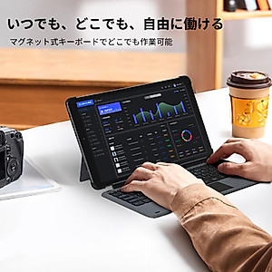 Zwide Pad 2in1 Computer Tablet with Windows 11, Ultra Slim PC with 10.5" Incell Full HD(1920x1200) Displayed by IPS Screen, N4120 Quad-Core CPU and 8GB LPDDR4 with 87% NTSC -256GB SSD