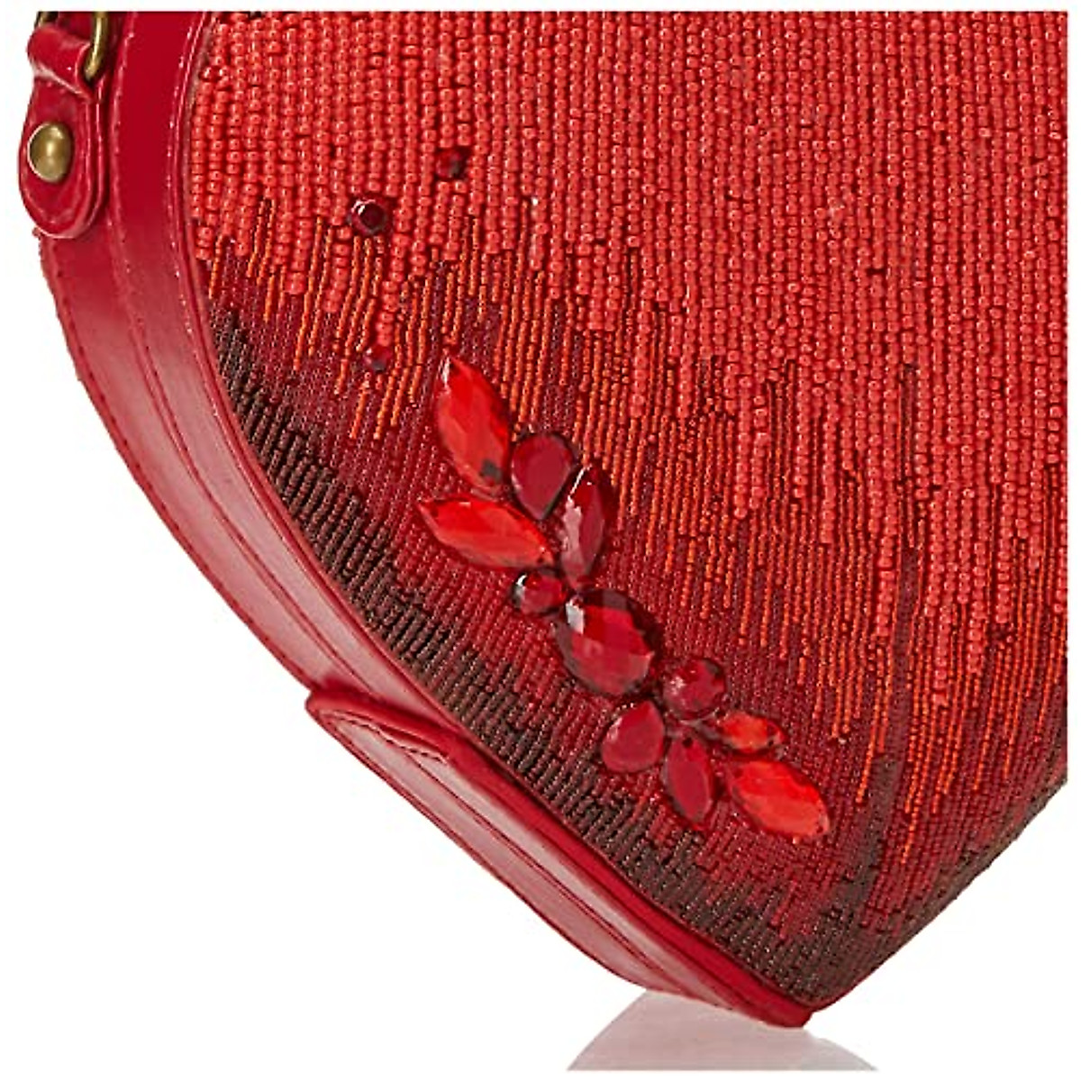 Mary Frances Fall in Love Top Handle Handbag, Red