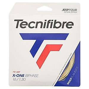 Tecnifibre X-One Biphase (18-1.18mm) String Set (Natural)