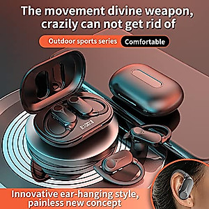 MIANHT Wireless Earbuds Sports Bluetooth 5.3 - Bluetooth Headphones Earhook Noise Cancelling, Waterproof Workout Earphones, HiFi Sound Quality, for Running, Gym