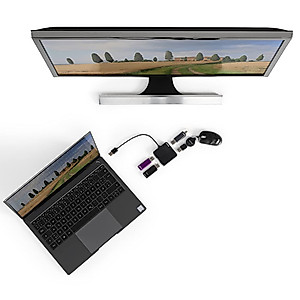 Hama USB Hub, 4 Ports, USB 2.0, 480 Gbps, Black, 00200121