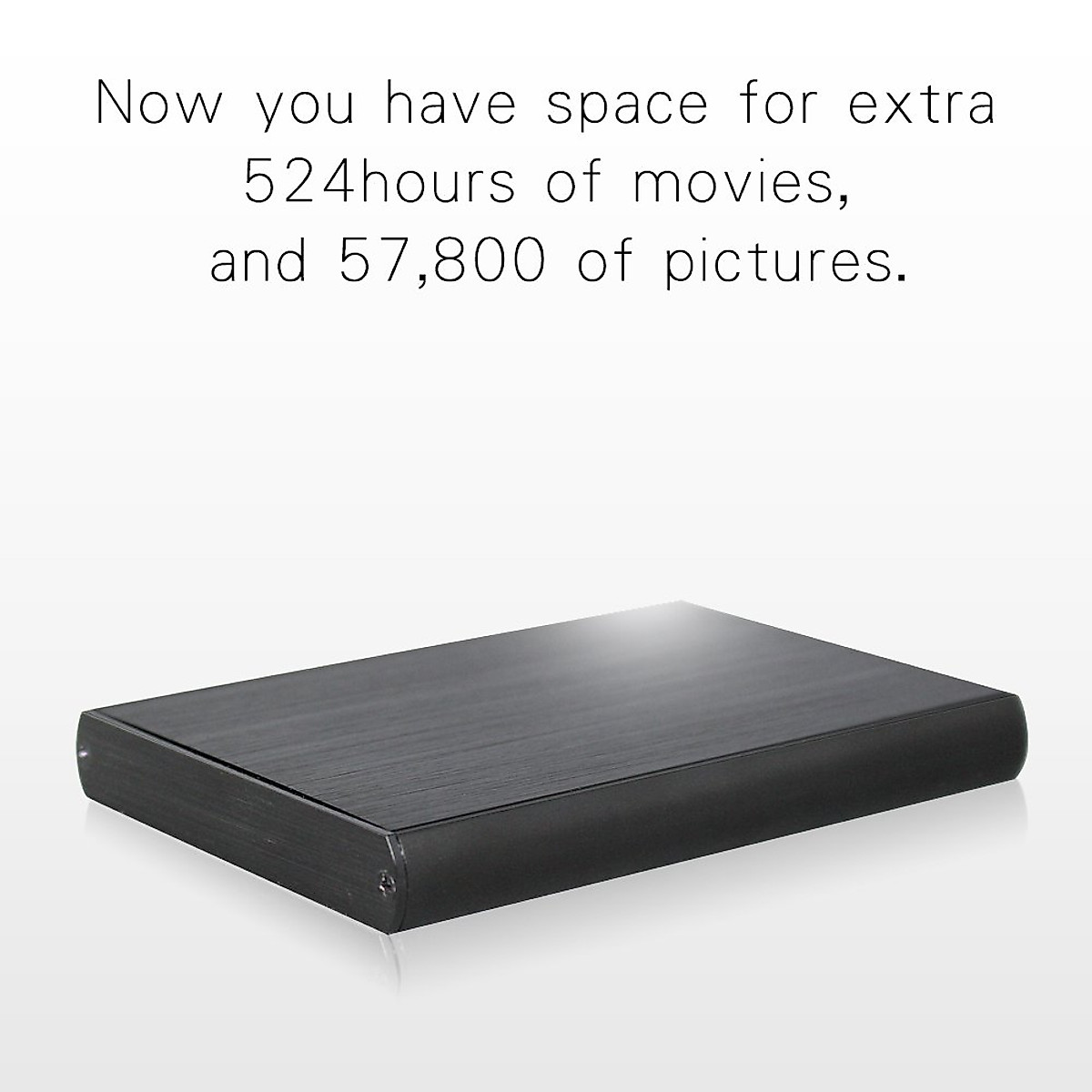 Marshal Portable 2TB External Hard Drive Portable HDD Aluminum Body MAL22000H2EX3-MK (renewed)