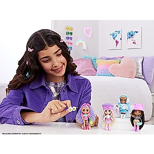 Barbie Extra Mini Minis Travel Doll with Metallic Desert Fashion and Festival Accessories, Barbie Extra Fly Small Doll