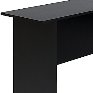 Best Choice Products L-Shaped Corner Computer Desk Study Workstation Furniture for Home, Office w/ 2 Open Storage Bookshelves - Black