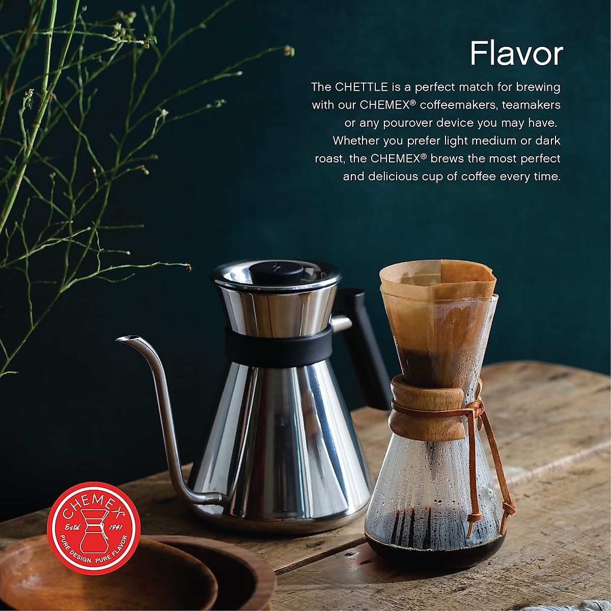 Chemex - Stainless Steel Gooseneck Chettle - Polished