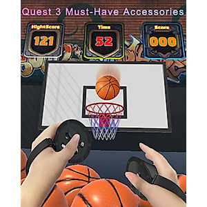 Lonxmovs Controller Grip Cover Compatible with Meta/Oculus Quest 3 Grips Cover for VR Touch Plus Controllers Covers Protector with Battery Opening Cover and Knuckle Straps(Black)