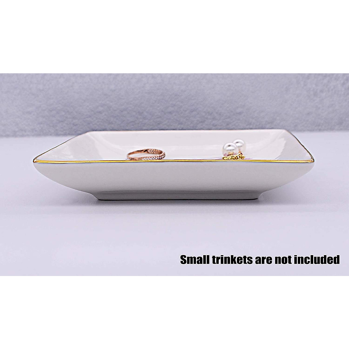 Topthink Gift for Mother of the Groom From Bride-You Loved Him First,You Held Him First-Thank You New Mom - Wedding Gift - Bridal Shower Gift- Ceramic Jewelry Holder Ring Dish Trinket Box Tray