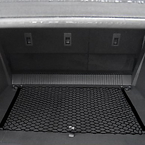 Muslogy Compatible with Ford Bronco 2024 2023 2022 2021 Cargo Mesh Net Accessories, 4 Door and 2 Door Stretchable Trunk Organizer Cargo Net Elastic Mesh with Hooks (4 Door)