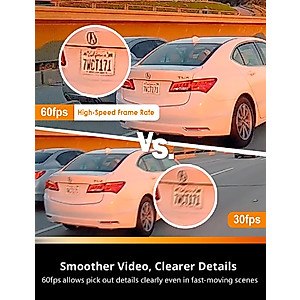 MASIGO A330D Dash Cam Front and Rear - Dual 1080P 60fps Dash Camera for Cars with WiFi, GPS and Speed, Stavis Night Vision, G Sensor Parking Mode, Loop Recording, Free APP, Support 512GB Max