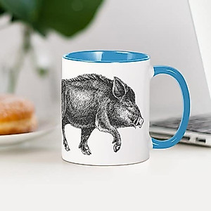 CafePress Wild Boar Mug Ceramic Coffee Mug, Tea Cup 11 oz