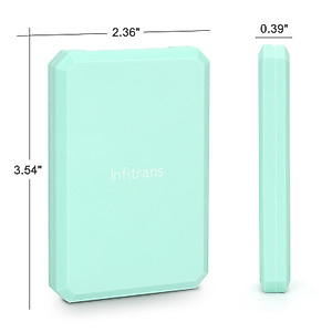 Infitrans Pocket Mirror, 1X/2X Magnification Compact Travel Makeup Mirror Purse Mirror, 2-Sided, Portable, Folding, Handheld, Small Compact Mirror with 3 Packaging