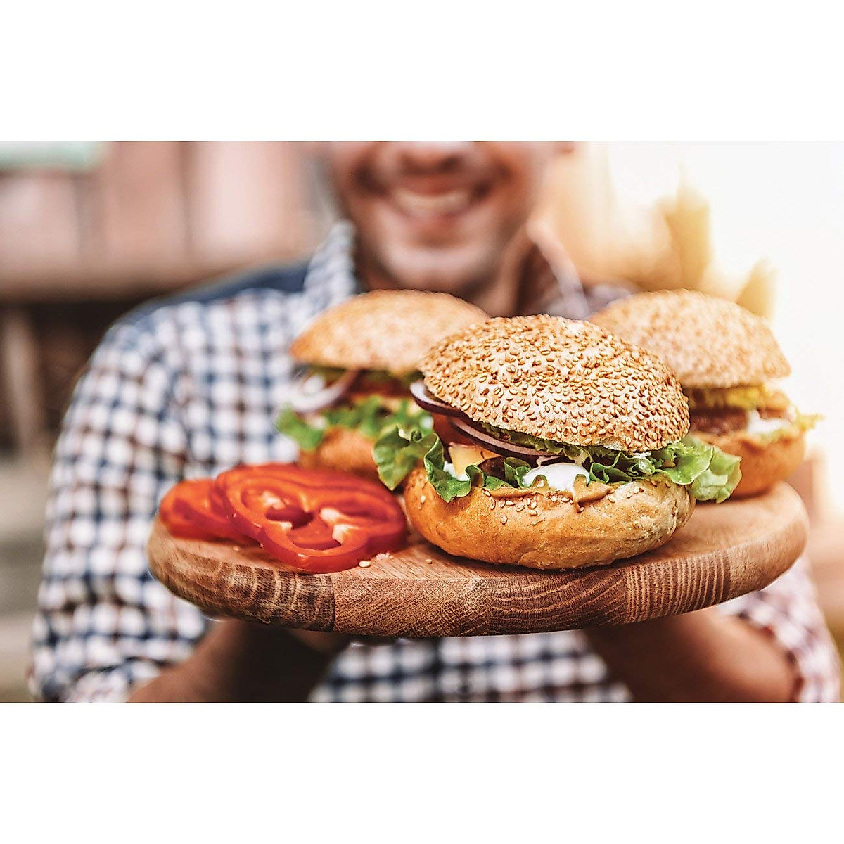 Philips Airfryer XXL Grill Master Kit for Twin Turbos Tar Model Air fryers, Non-stick, Grill Bottom, 6 Skewers, Dishwasher Safe Parts for Easy Cleaning, Recipe Booklet, Black (HD9951/01)