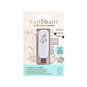 We R Memory Keepers 0633356606888 Drives Foil Quill-Icons and Words (200 Designs), Multicoloured