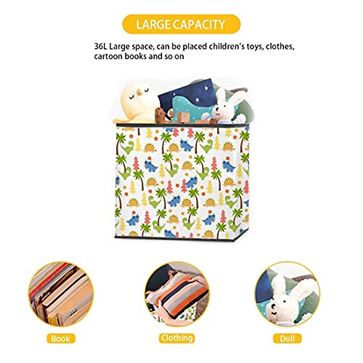 AFPANQZ Floral Pattern Storage Bins Storage Cubes, 13x13x13 Collapsible Storage Boxes Containers Organizer Baskets for Nursery Office Closet Shelf